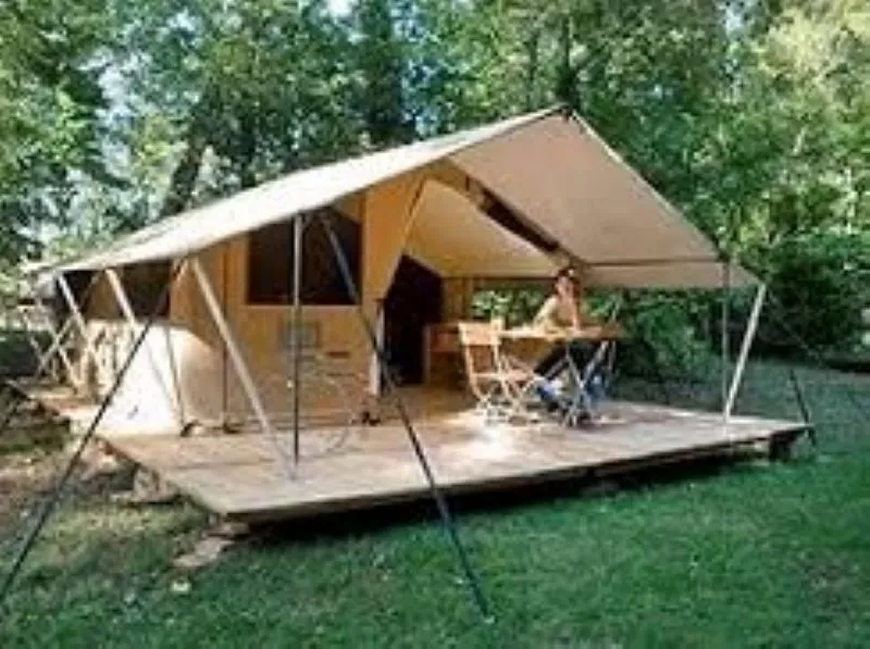 Location Tente Cabanon 2 Chambres - 4 Pers. Camping Le Val d'Hérault