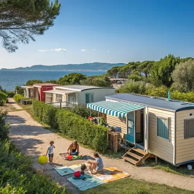 Camping Vert Gapeau : location mobil-home Var